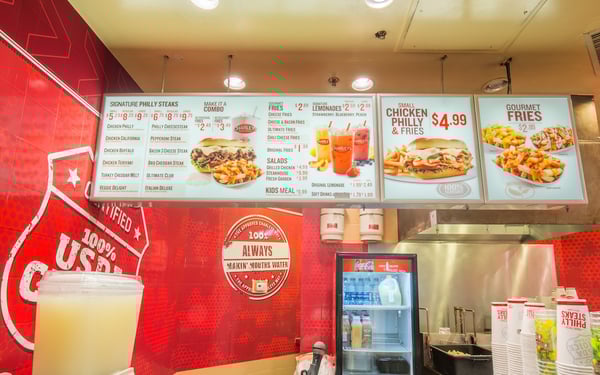 Permanent and Temporary Graphics for QSR Menus, Specials, Holidays